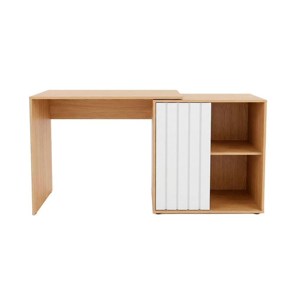 Escritorio Tech | Bi Color Freijo /Off White - El Bosque